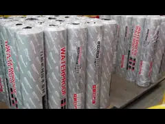 China White / Gray Full Bonding Self Adhered Waterproofing Membrane With High Adhesion for sale