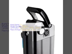 China 36V/48V Silverfish Ebike Lithium Battery — 15Ah/17.5Ah/20Ah With BMS, 500W‑800W Compatible for sale