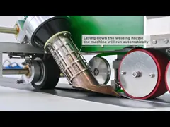 China TPO Polymer Hot Air Welding Machine 4200W Hot Air Power 40mm Welding Nozzle for sale