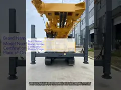 Excavadora de pozos de 330 metros Excavadora hidráulica de tipo de agua Excavadora de pozos para la venta