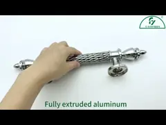 China Aluminium Profile Sliding Door Handle Smooth Opening Front Door Pull Handle for sale