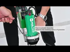 SWT-NS610A Extrusion Welder Test! 50-380℃ Temperature Control・Easy Welding of PP/PE/PVDF