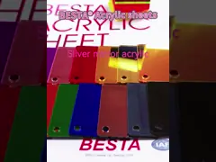 China OEM Mirrored Colored Acrylic Sheet 2-120mm With PE Protective Film for sale