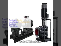 Cina Grundfos LSV 600-500-498A Pompa centrifuga a uno stadio per dissalazione dell'acqua di mare e trattamento dell'acqua potabile Pompa orizzontale a centro aperto in vendita