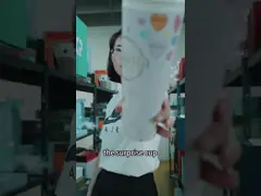 Disposable Food Grade Cup Paper Blind Box Customized Printing for One-Time Surprise Mystery of Large Paper Coffee and Milk Tea Cups