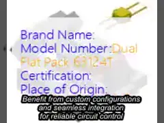 China Dual Flat Pack 63124T Transform Your B2B Operations with Our Innovative Connecting Switch for sale