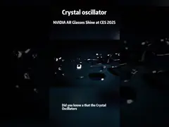 crystal oscillator used in AR glasses