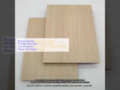 Bulk Wholesale Products Microperforated Acousitc Wood Panels Sound Absorbing Board