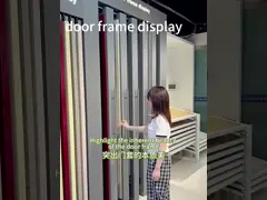 China 2545mm Display Cabinet Stand Customized Powder Coated Door Frame Display for sale
