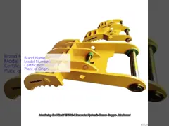 China Hitachi EX100-1 Excavator Attachments Hydraulic Thumb Grapple for Construction Equipment for sale