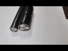 Conductor de cobre de pantalla metálica MV Cable de alimentación XLPE aislamiento de cubierta de PVC OEM Logotipo