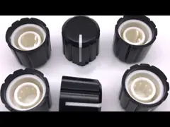 14.5*13.5mm plastic knob for 6mm 4.5mm D shaft 18T teeth knurled shaft