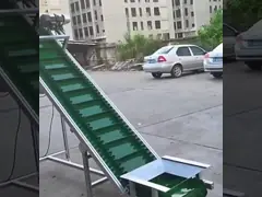 China Industrial Grade Anti-slip Electric Adjustable Angle Conveyor Belt Dedicated For Mining / Packaging Industry High Temperature Resistant Rubber Belt - Support OEM for sale