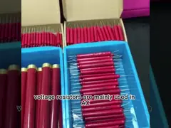 RI80 glass glaze non inductive high voltage resistor