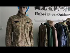 China Fashion Camo Military Jacket With Zipper And Velcro For Comfortable Wear for sale