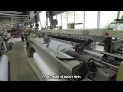 Producing insect nets for greenhouses