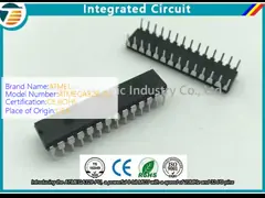 Chip CI mordido ATMEGA328-PU de Pin High de la INMERSIÓN 28 de MCU 8 52MQFP 20MHz