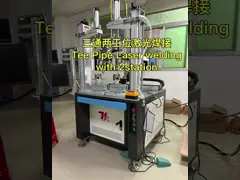 Máquina de soldadura automática de láser de fibra personalizada para soldadura de tambor de trampa de nocaut de agua