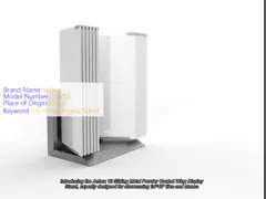 12 Sliding Metal Stone Display Stand Wing Marble Display Stand 24 X 48in