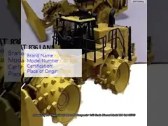 중국 캐터필러 836 쓰레기 매립 압축기 1/50 스케일 다이 캐스트 모델 DM Cat 85763 합금 복제품 판매용