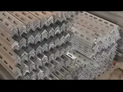 China 5-10mm Hole Diameter Perforated Galvanized Steel Angle Iron 30-100mm Width Custom Length for sale