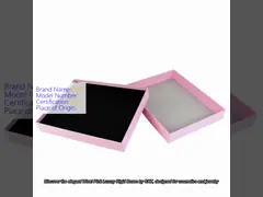 Unboxing Wow! Pink Luxury Rigid Boxes for Cosmetics/Jewelry Shatter-Proof, Foam Insert Ready Free Design Proof。