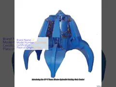 China 5 Tonne Excavator Attachments Electro Rotating Hydraulic Grab Bucket for sale