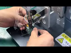 Temperature Lock Semi Automatic Soldering Machine Micro USB Mini USB Soldering