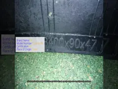 Cina Parte di ricambio personalizzata per cingoli in gomma per escavatore DC60 in vendita