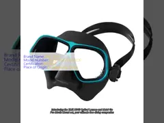 Optical Lenses and Metal Go Pro Mouth Mount The Perfect Combination for Free Dive Mask 	Snorkel Mask Set