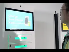 Estaciones de carga elegantes solas del teléfono celular del soporte para la estación del centro comercial