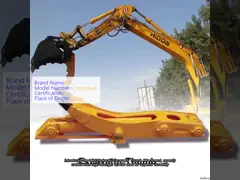 China Mini Hydraulic Excavator Thumb Attachment Q345B Steel for sale