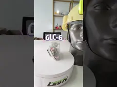 China High Power 25000 Lux LED Explosion-proof Miners Cap Lamp GLC-6S OLED Display Miner Headlamp for sale