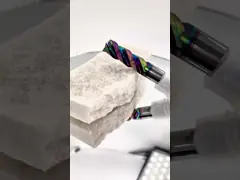 China U Groove Aluminum End Mill h6 45 Degree Helix End Mills 12mm Ultra Long Life for sale