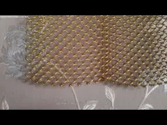 Decorative Metal Coil Drapery Curtain Mesh