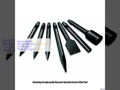 China Excavator Hydraulic Breaker Chisel Tool Blunt Wedge Type 68mm 135mm 140mm for sale