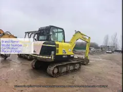 China Used Hyundai R60-7 60-7 Series Second Hand Mini Excavator Compact for sale