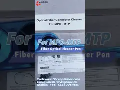 12 pulitore di fibra ottica del connettore di clic del pulitore uno dei kit di utensili MPO MTP della fibra 600 volte