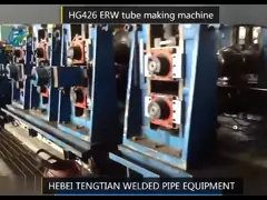 CE 3.0mm Thick Roll Forming Tube Mill Machine Carbon Steel Tube Mill HG89