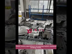 China Custom Rotational Molding Aluminum Air Blower Casing 4-8mm Wall Thickness with 30 Days Lead Time for sale