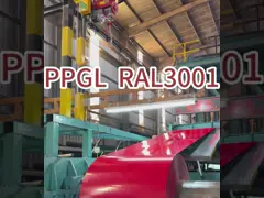 ID 508mm / 610mm PPGI Coil JIS Standard Zinc Coating 40g/M2 To 275g/M2