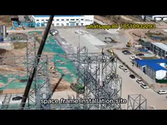 China Q235 Q345 Metal Frame Roof Customized Light Steel Frame Structure Punching for sale