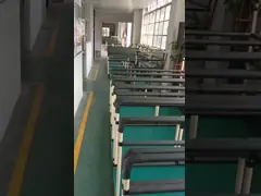 China PP Industrial Transfer Trolley Recyclable Aluminum Tube Vertical Transportation Trolley for sale