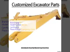Heavy Duty Excavator Long Reach Boom 10m 12m 15m 18m for SY60 PC70 SY75 SK75 ZX70