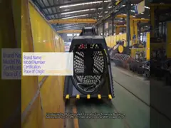 China Factory Price Customized Excavator Fine Screening Bucket Stone Crusher Bucket for Sale for sale
