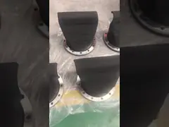 China Stormwater Pipe Fitting Flexible Duckbill Muff Coupling Drain Valve 50-1200mm for Water Treatment Systems for sale