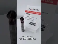 China 4 Flutes Custom End Mill Ball Nose Lollipop Milling Cutter 16mm With AlTiN Coating for sale