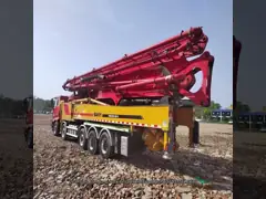 Used 2021 Sany 65m pump truck with Sany chasis for hot sale