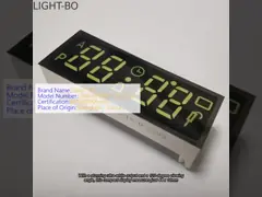 7 Segment LED Display 4 Digit Ultra White Common Anode for Built-in Oven Timer
