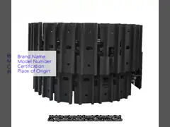 China 190mm Pitch Excavator Track Chain Group with Shoes For 20 Ton PC200 EX200 320 Parts for sale